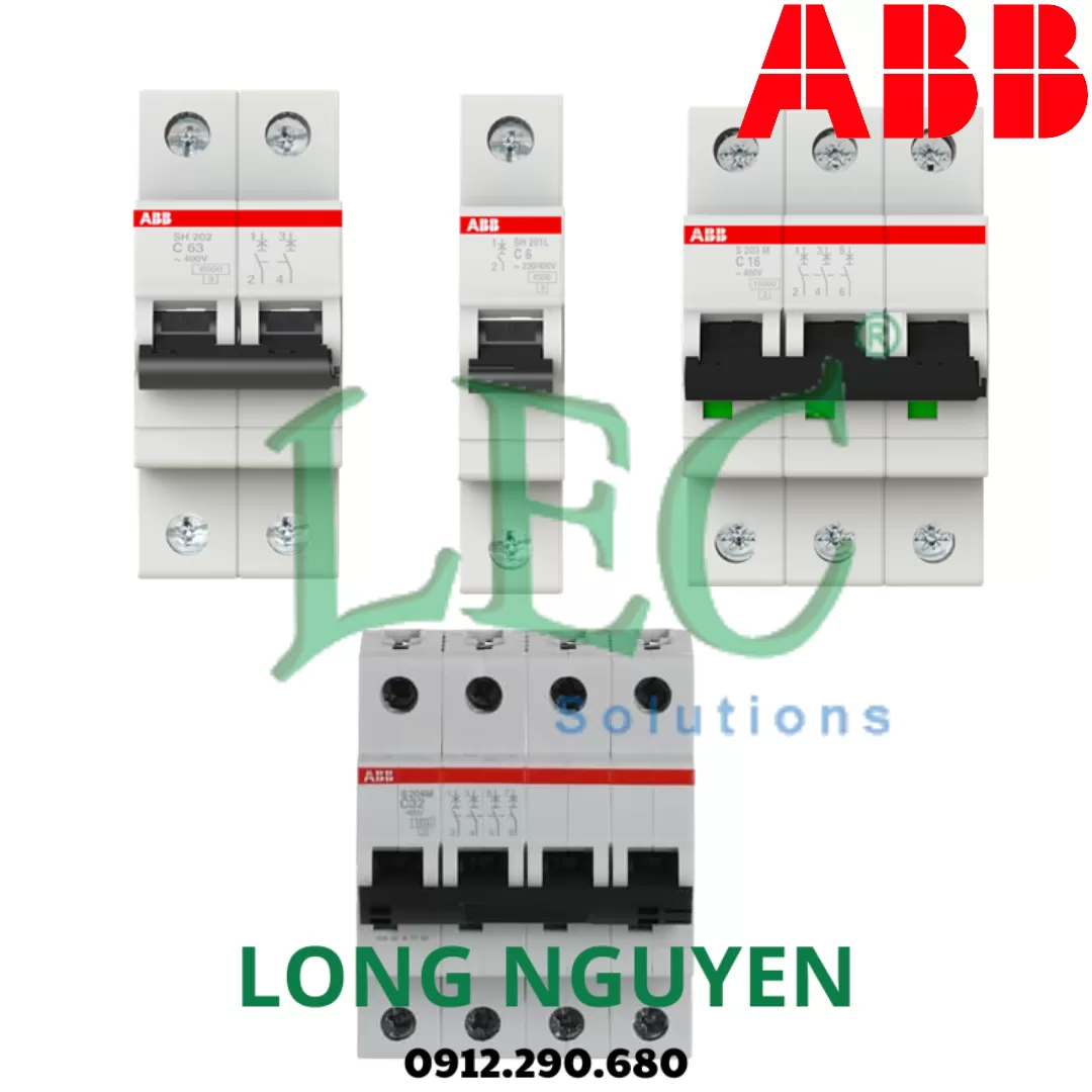 Aptomat Cầu dao tự động dạng cài ABB (MCB)