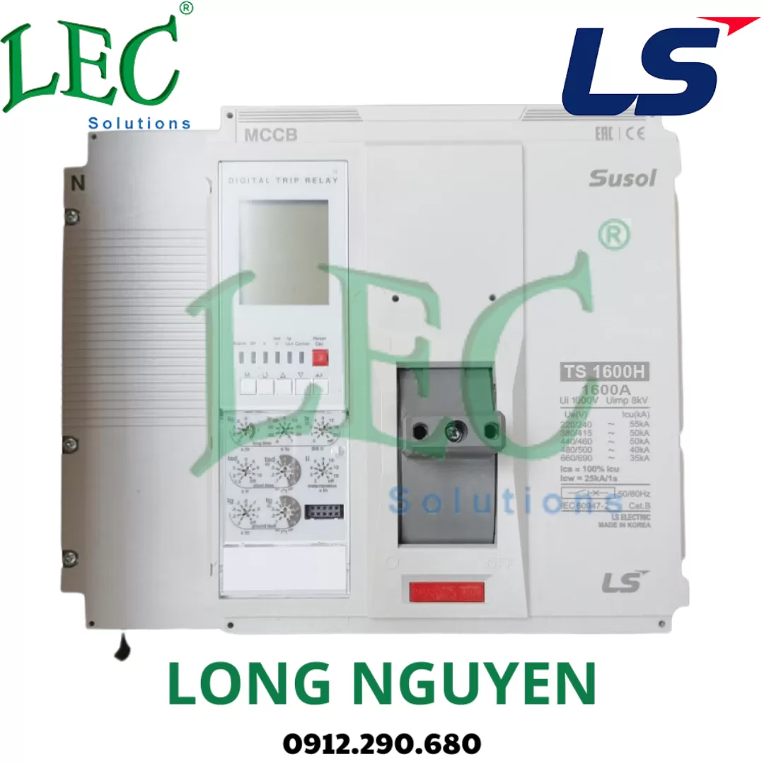 MCCB Ls APTOMAT loại khối 4P TS1600N 4P 1600A 50kA